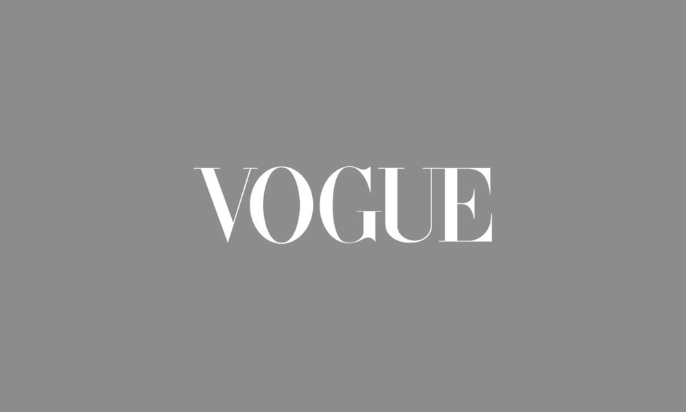 Vogue Logo White