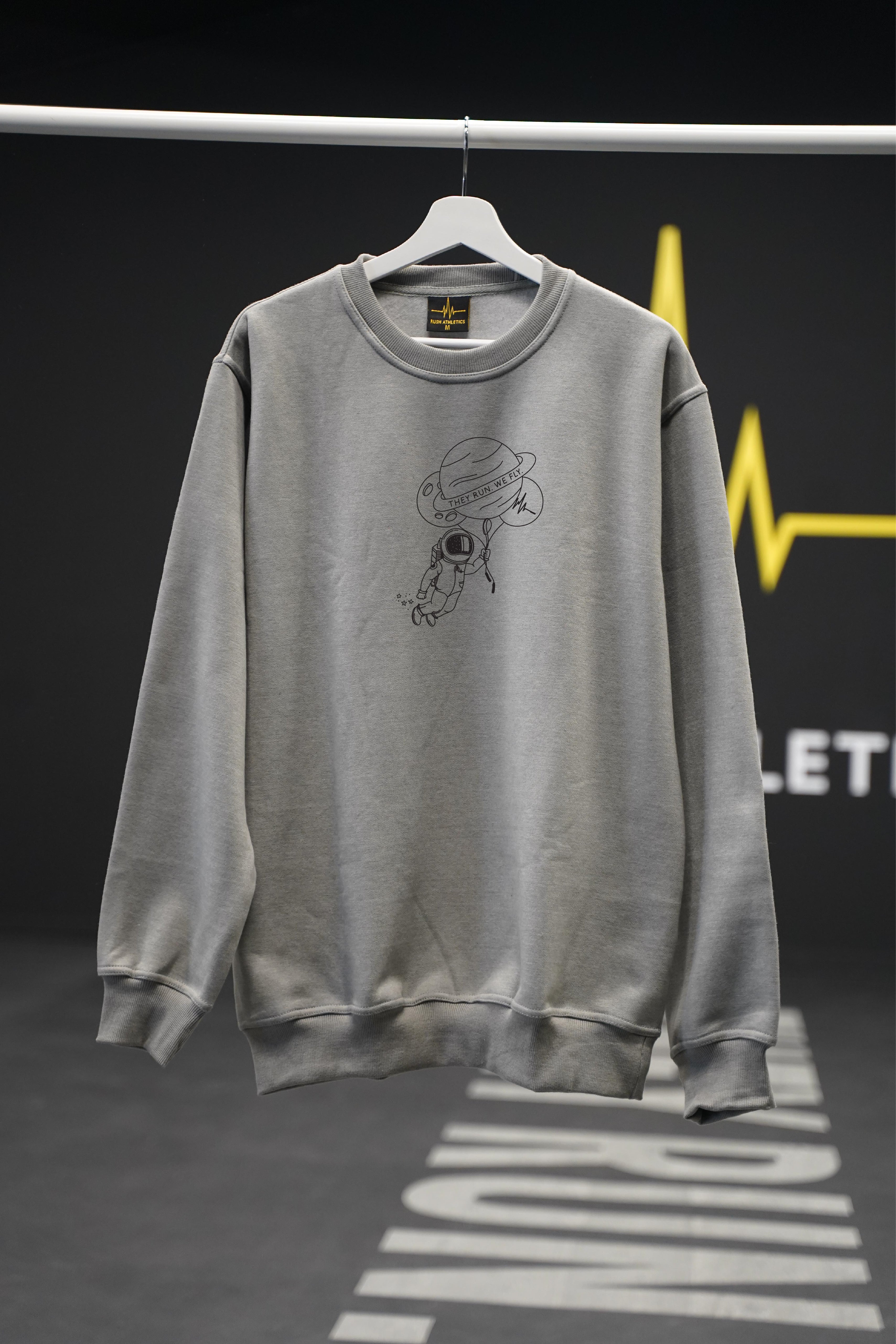 RA LIMITED EDIT003 | GREY CREWNECK | MULTIPLE DESIGNS – Rush Athletics
